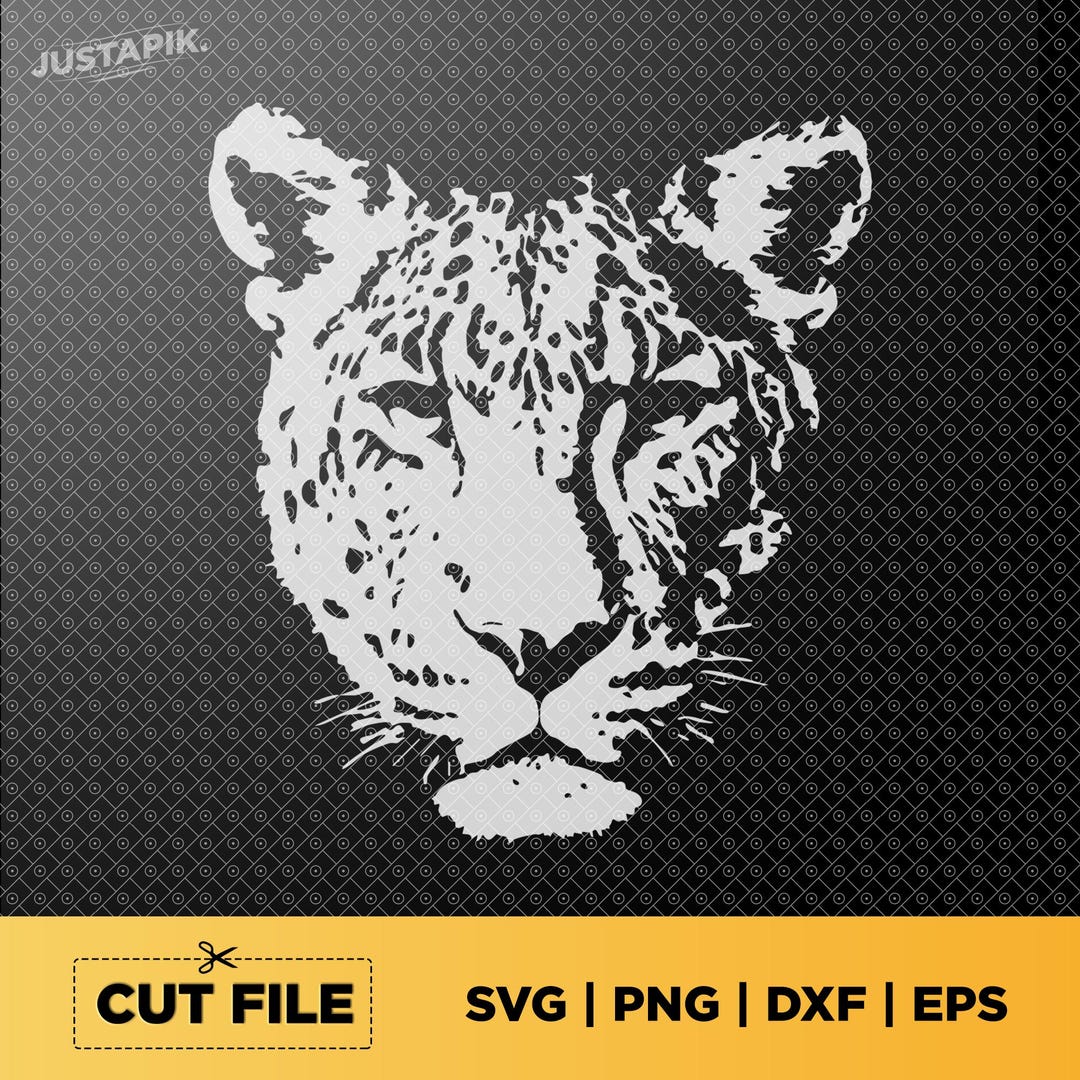 Leopard Animal SVG PNG DXF – Digital Download for Cricut & Silhouette ...