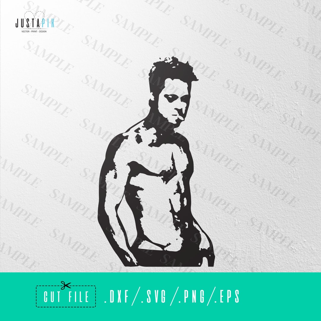Fight Club Brad , File for Cricut , SVG , Movie , Vector , Cut File ...