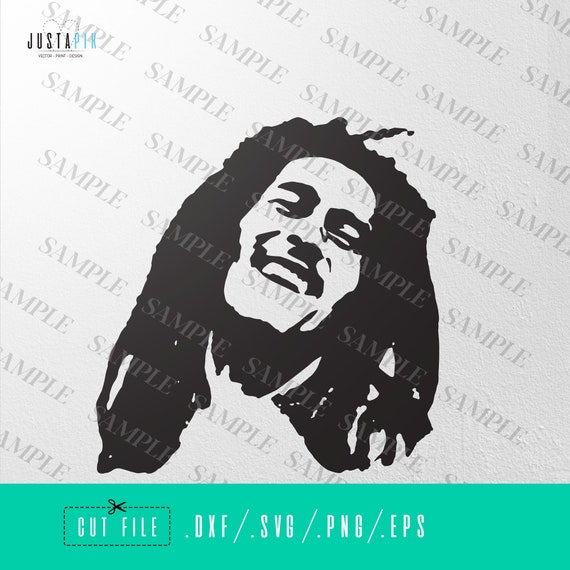 Bob Marley Stencil Cut Out