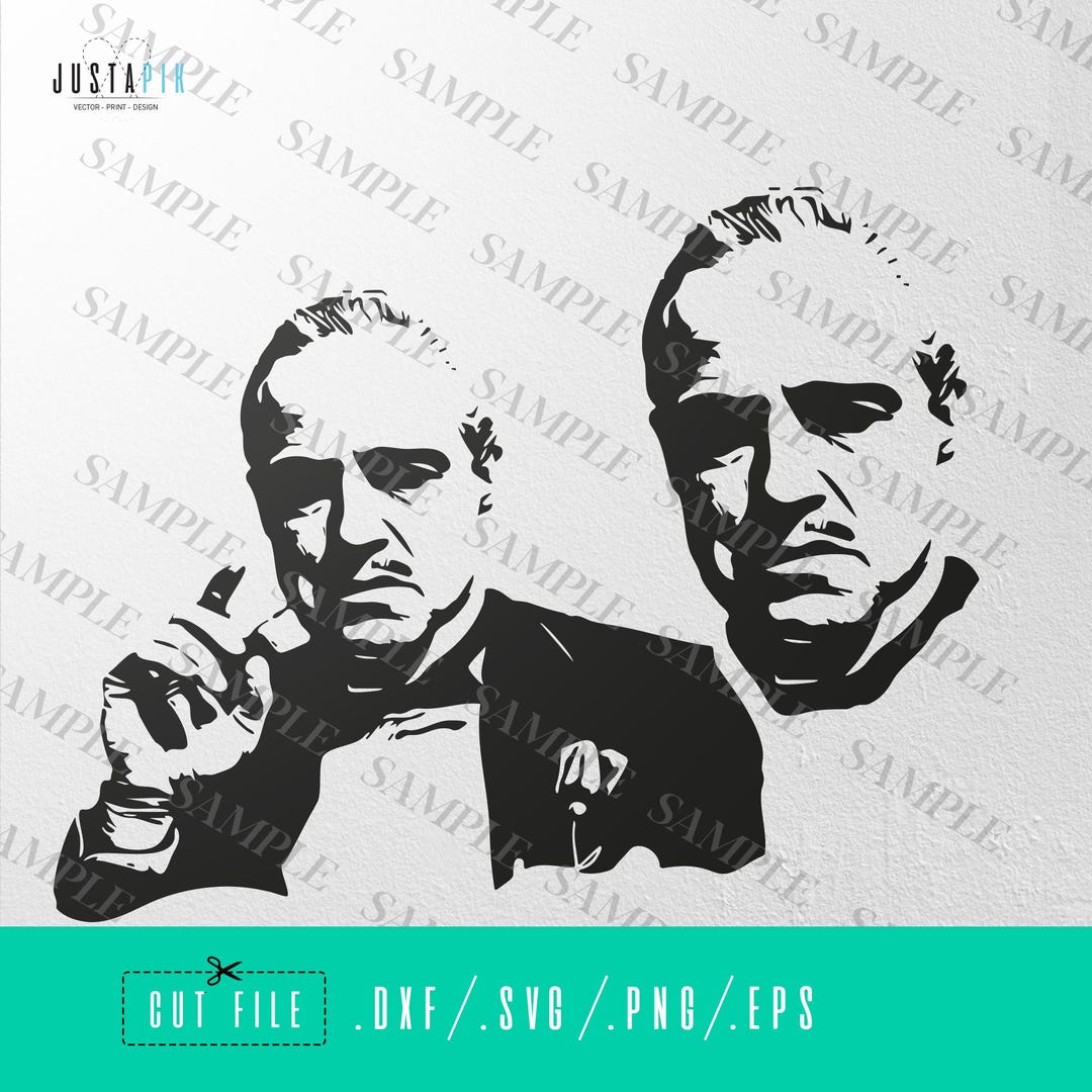 The Godfather Marlon Brando Movie SVG PNG DXF – Digital Download for ...