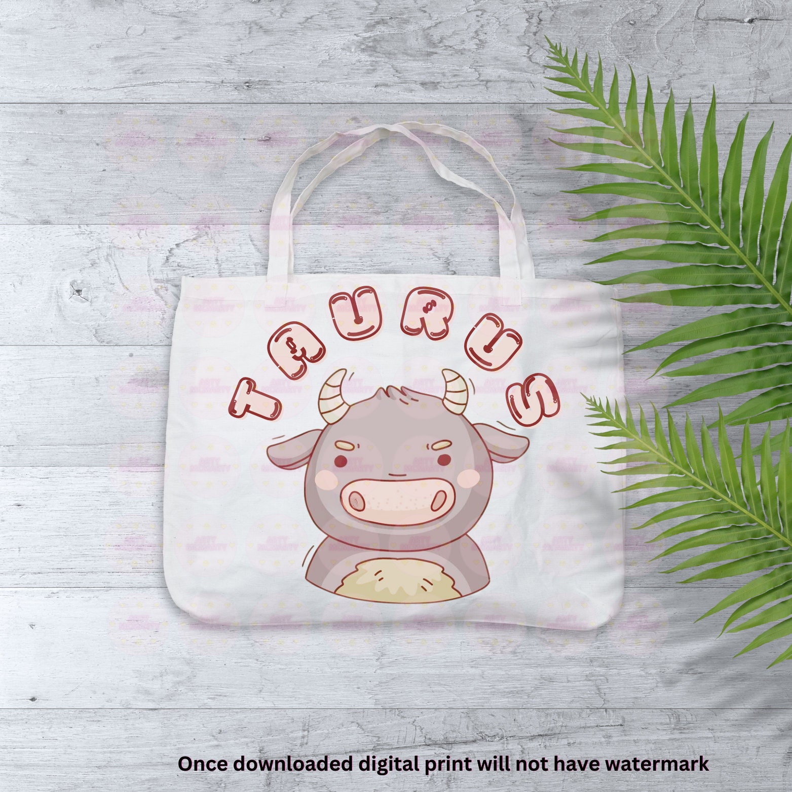 Star Sign Clipart, Horoscope Clipart, Taurus, Kawaii Clipart, Taurus ...