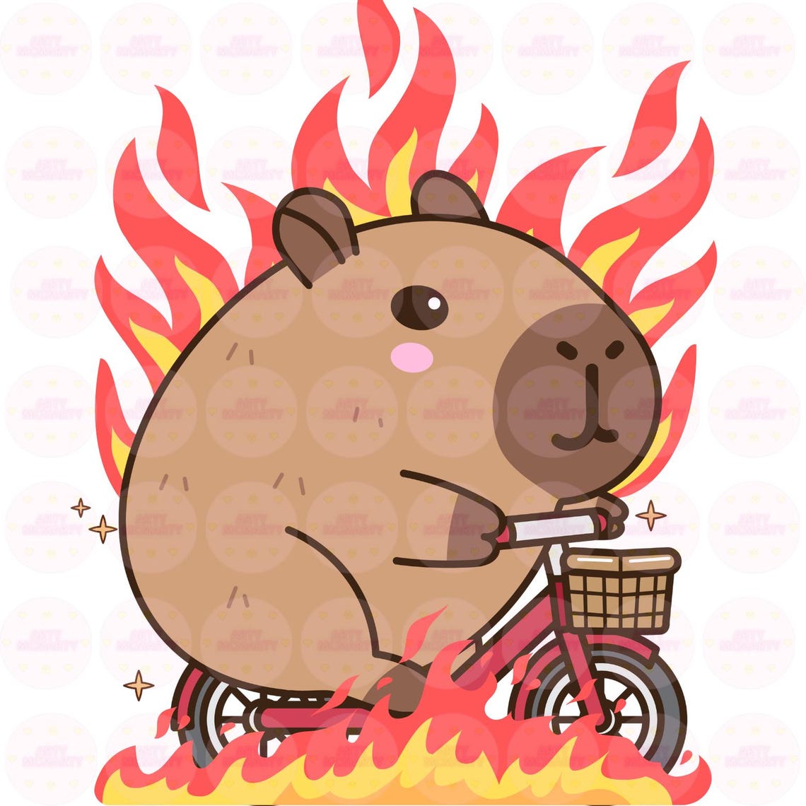 Capybara Clipart, Capybara PNG, Cute Capybara, Kawaii Clipart, Capybara, Kids Clipart, Capybara ...