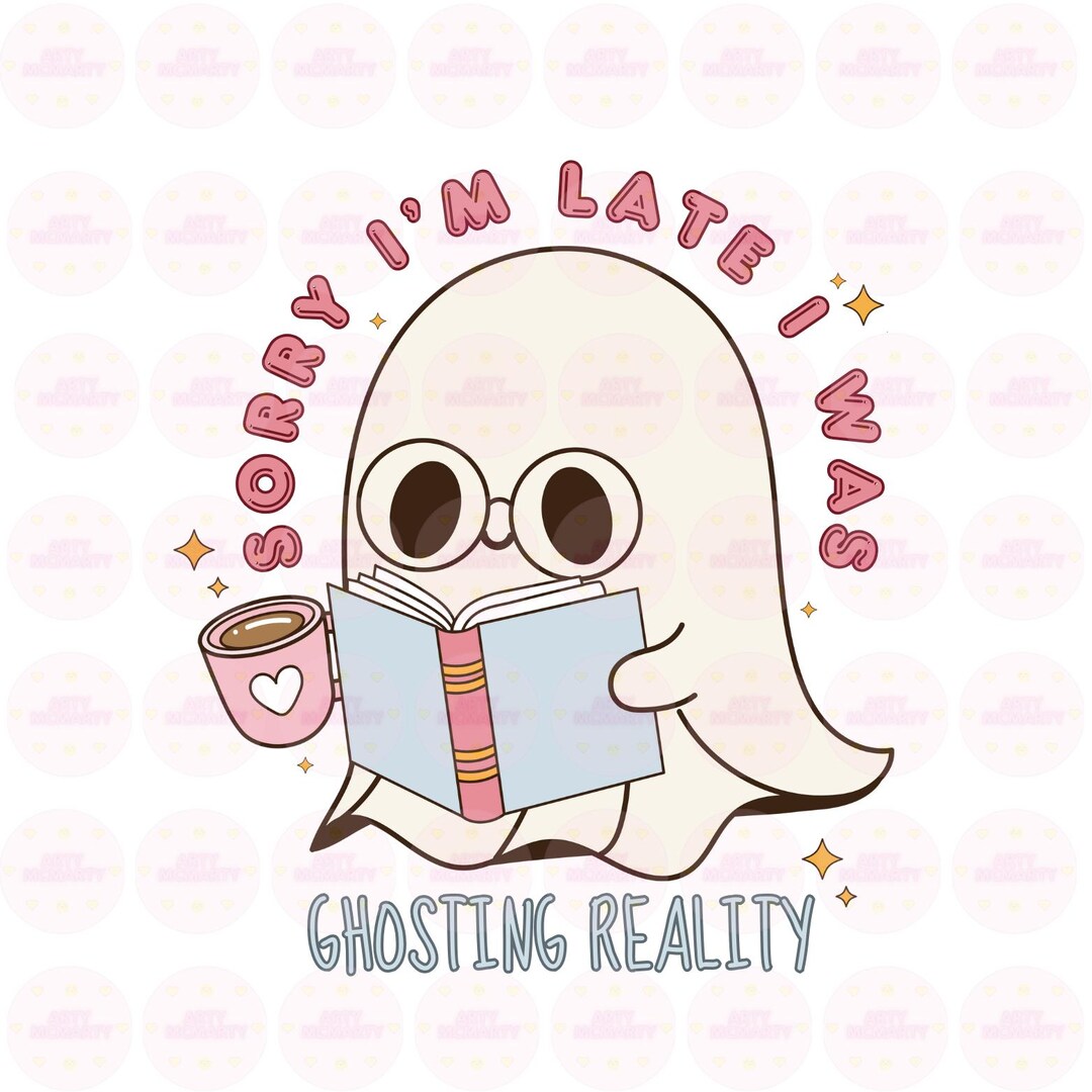 Retro Ghost PNG, Cute Ghost Clipart, Cute Ghost PNG, Kawaii Clipart ...