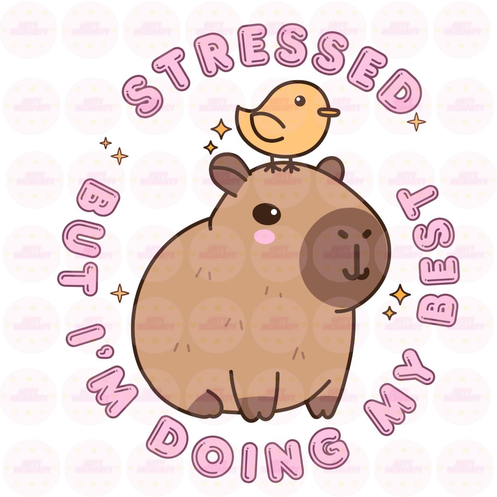 Capybara Clipart, Capybara PNG, Cute Capybara, Kawaii Clipart, Capybara ...