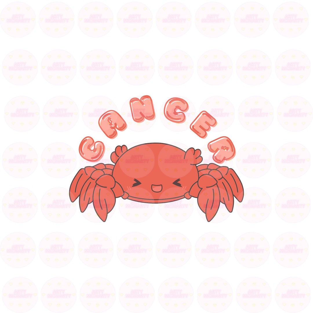 Star Sign Clipart, Horoscope Clipart, Cancer, Kawaii Clipart, Cancer ...