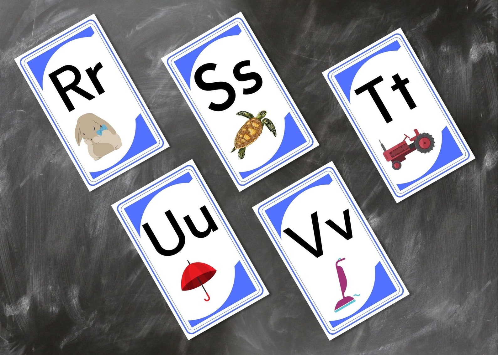ABC Flashcards: Printable Learning Cards (PDF Download) - Etsy Canada