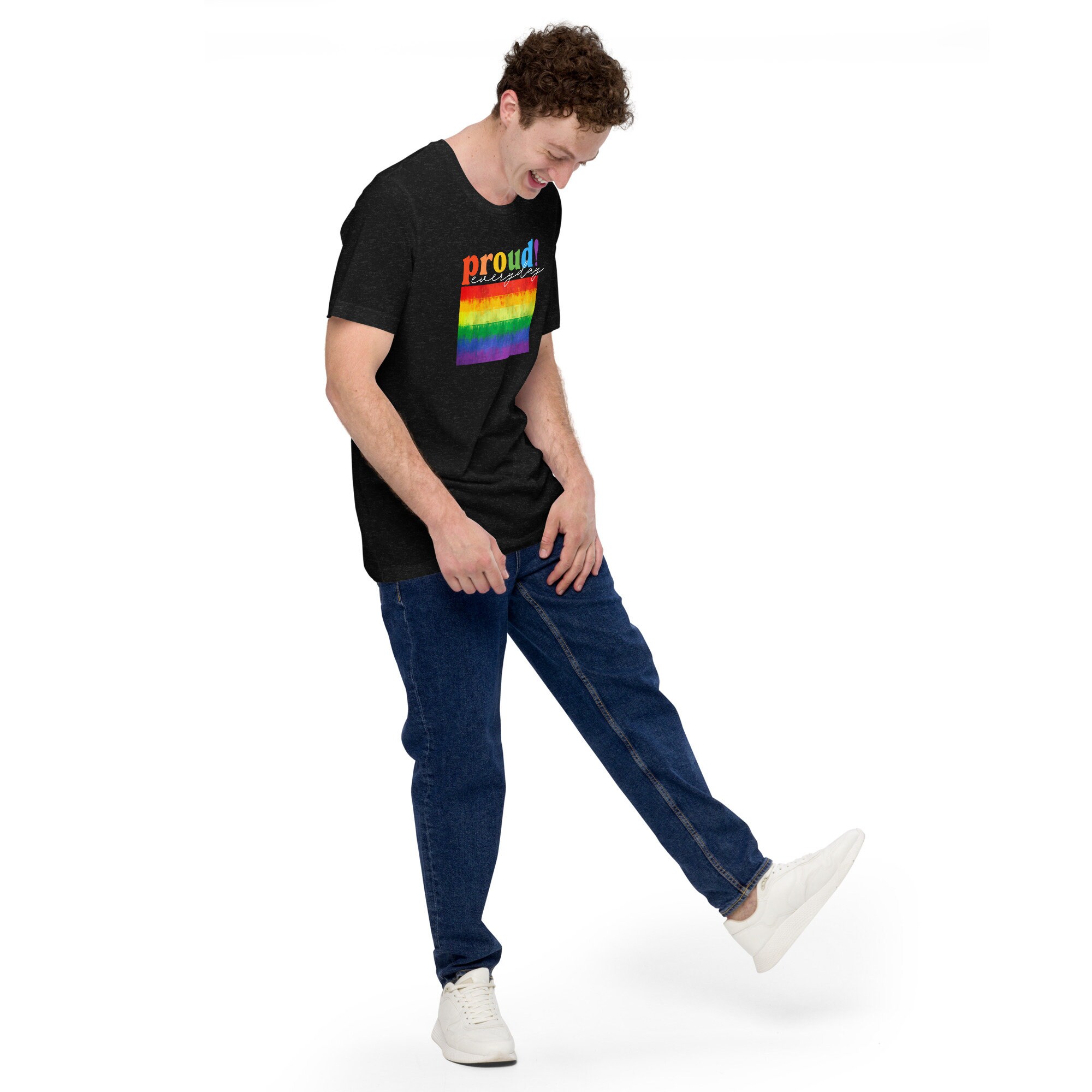 Pride Everyday! Rainbow Flag Bella + Canvas T-shirt | LGBTQ Pride Shirt ...