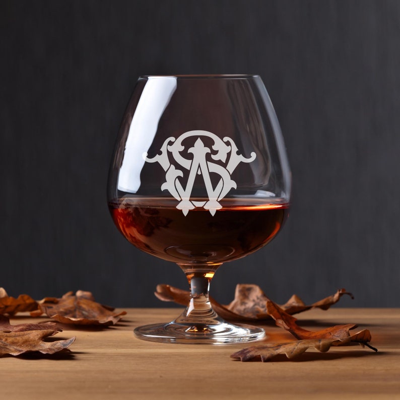 Personalized Brandy Glass - Custom Cognac Snifter, Unique Gift for Him ...