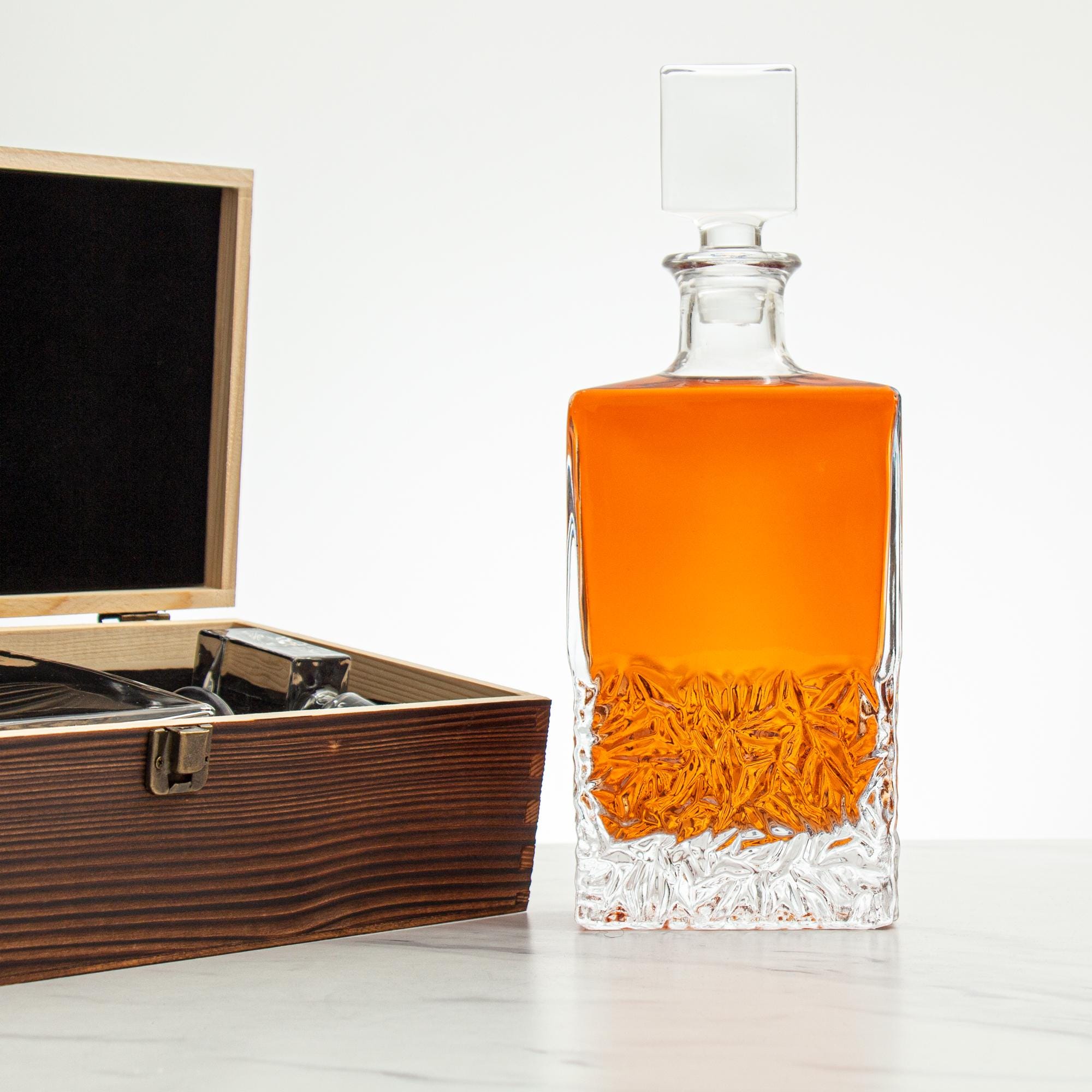 College Football Stadium – Engrave Sports Team Decanter in Rustic Wood ...