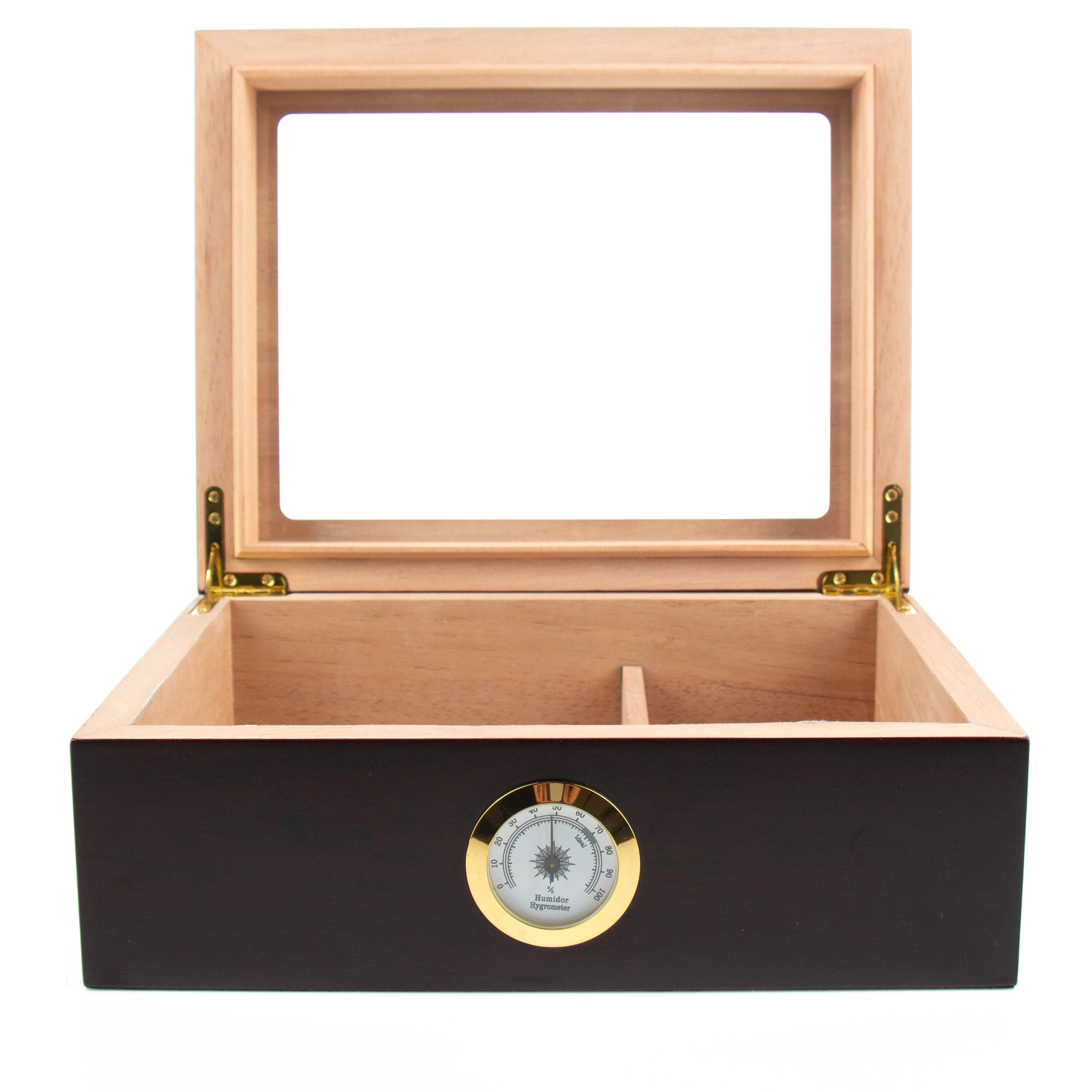 Personalized Cigar Humidor Engraved Glass Top Cigar Box - Man Cave ...