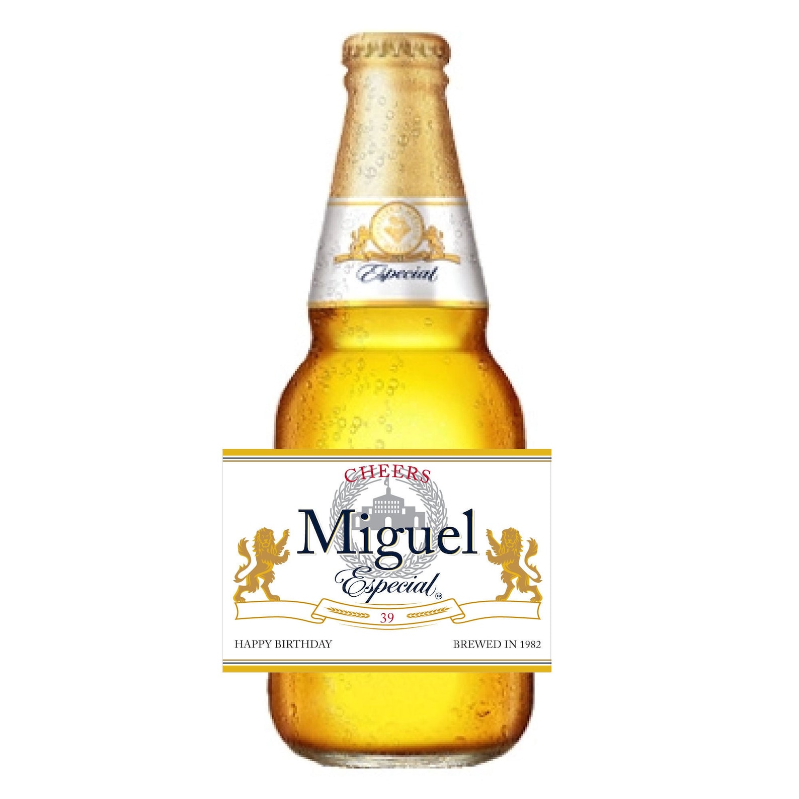 Custom Modelo Beer Labels - Printed and Shipped Waterproof Vinyl Labels ...