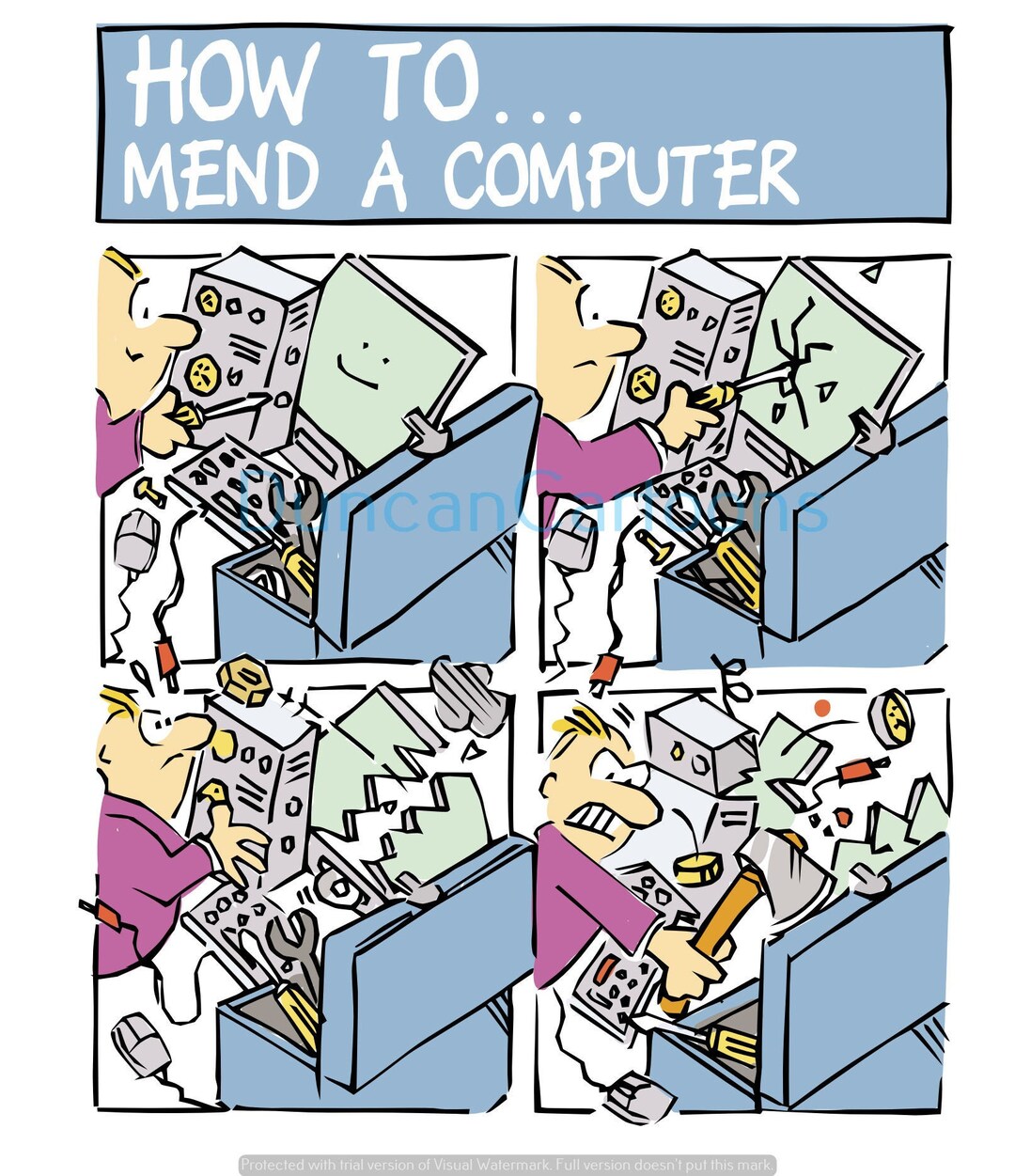 How to Mend a Computer, Tech Expert, Computer Nerd, Gift Card or Print ...