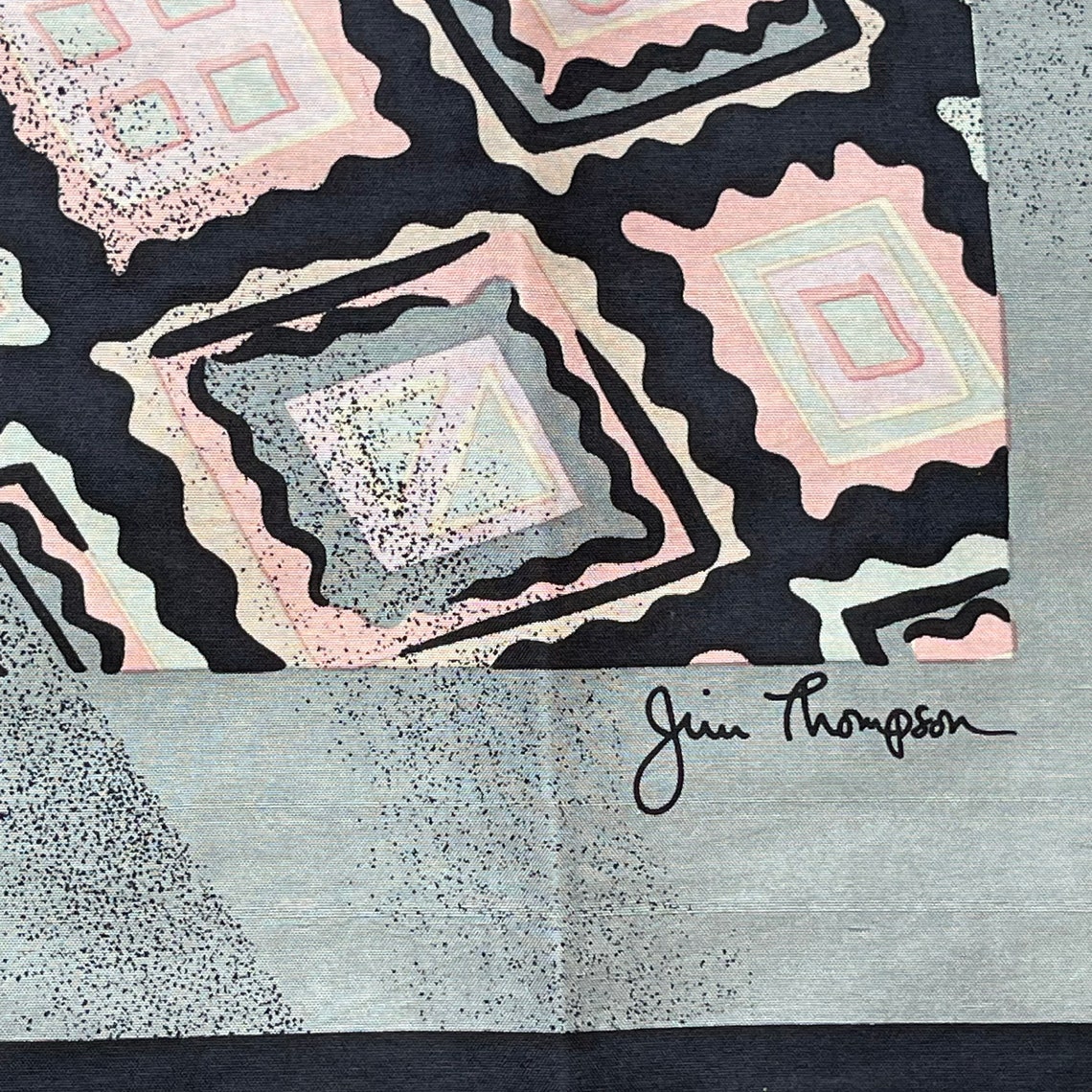 Jim Thompson Vintage Silk Scarf 32 X 32 Inches - Etsy