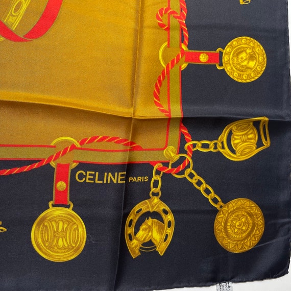 Celine Paris Vintage Silk Scarf - Gem