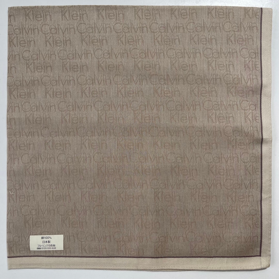 CK Calvin Klein Handkerchief 19 X 19 Inches, Cotton - Etsy