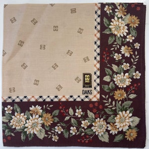 DAKS London Vintage Handkerchief 20 X 20 Inches - Etsy