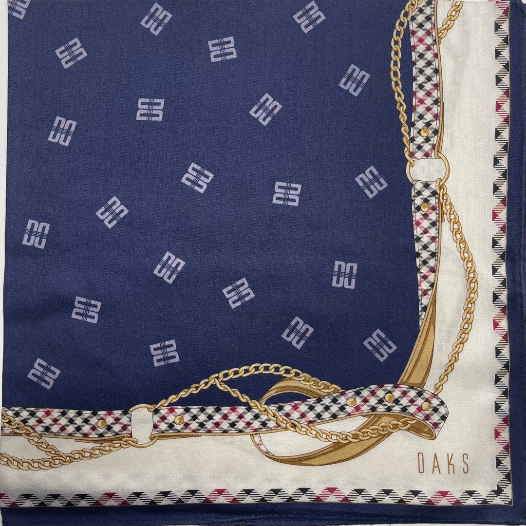 DAKS London Vintage Handkerchief 20 X 20 Inches - Etsy