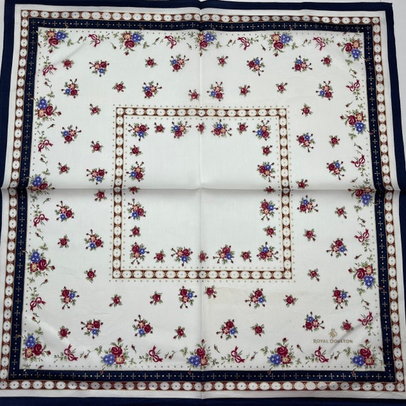 Royal Doulton Vintage Handkerchief 21 x 21 inches - Gem
