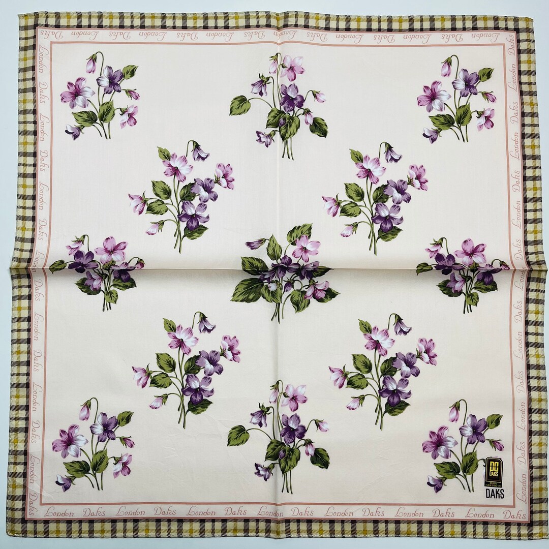DAKS London Vintage Handkerchief 20 X 20 Inches - Etsy