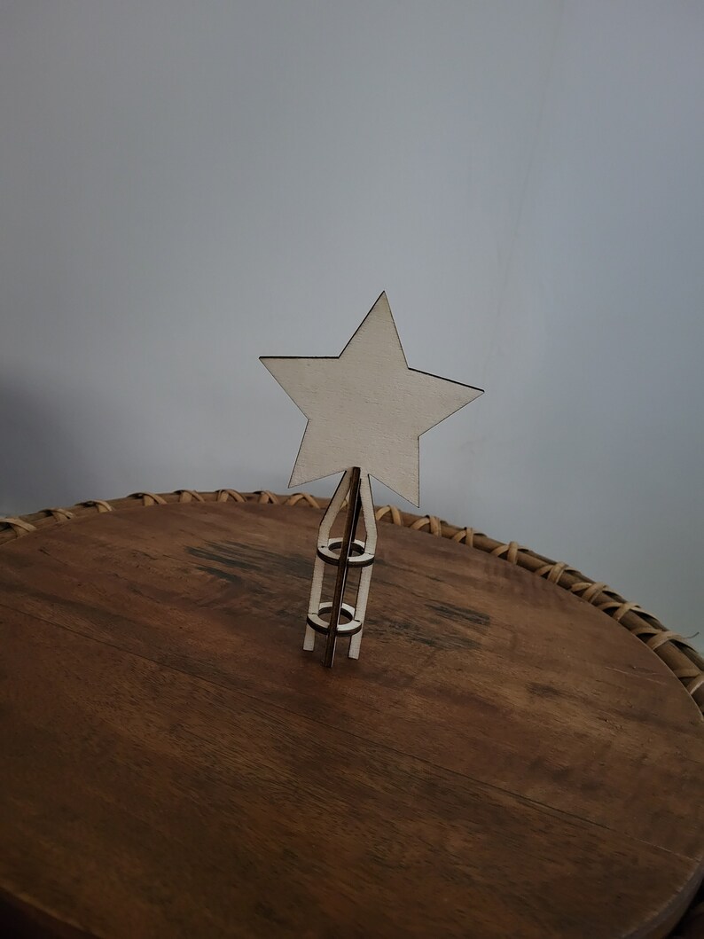 Christmas Tree Topper Star, Vector File, for Laser Cut, Cnc, Digital ...