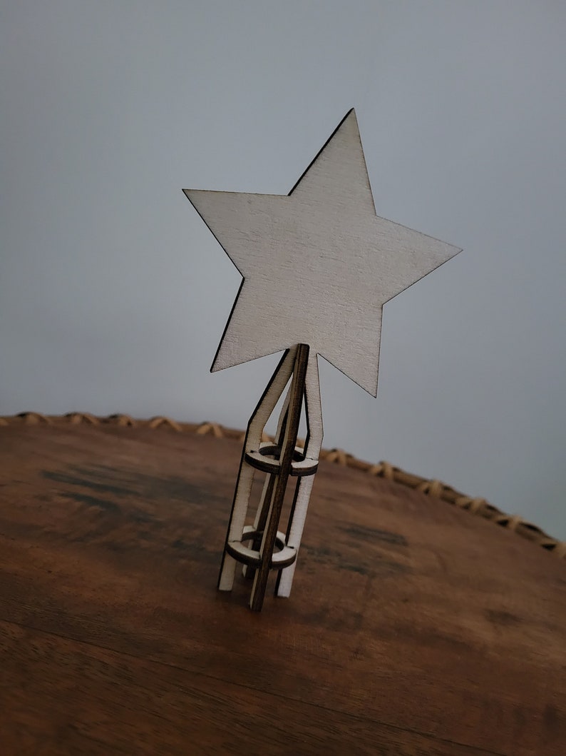 Christmas Tree Topper Star, Vector File, for Laser Cut, Cnc, Digital ...