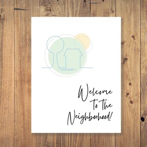 Printable Welcome to the Neighborhood Card for New Neighbors | Instant ...