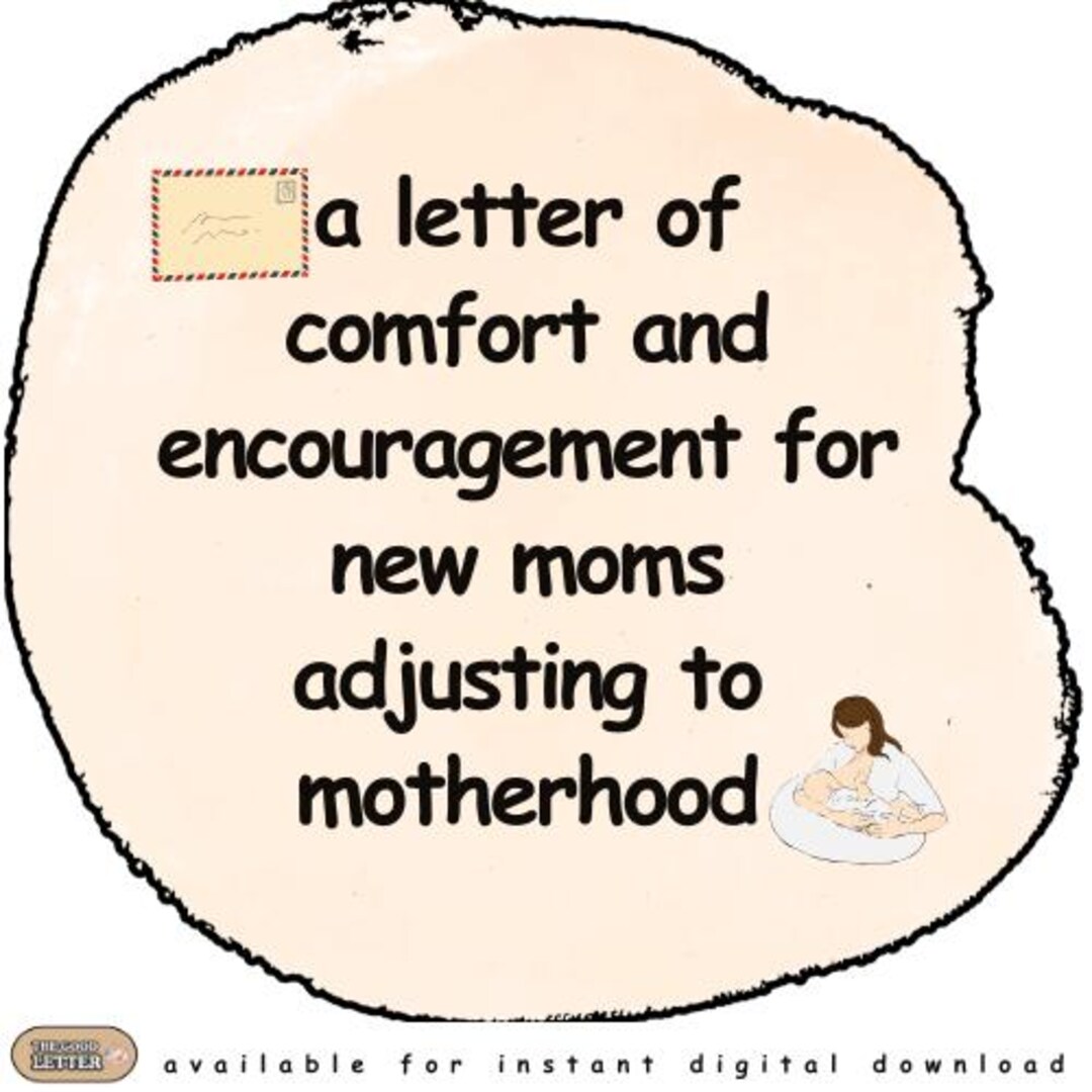 Encouraging Handwritten Letter for New Moms – Uplifting Words for ...