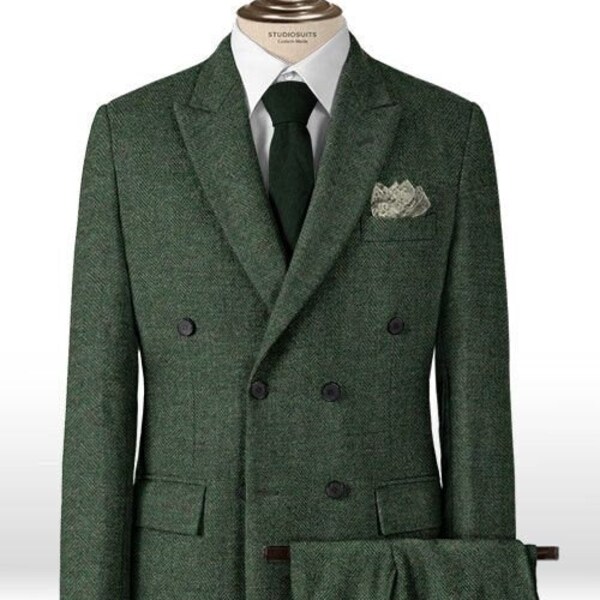 Forest Green Suit - Etsy