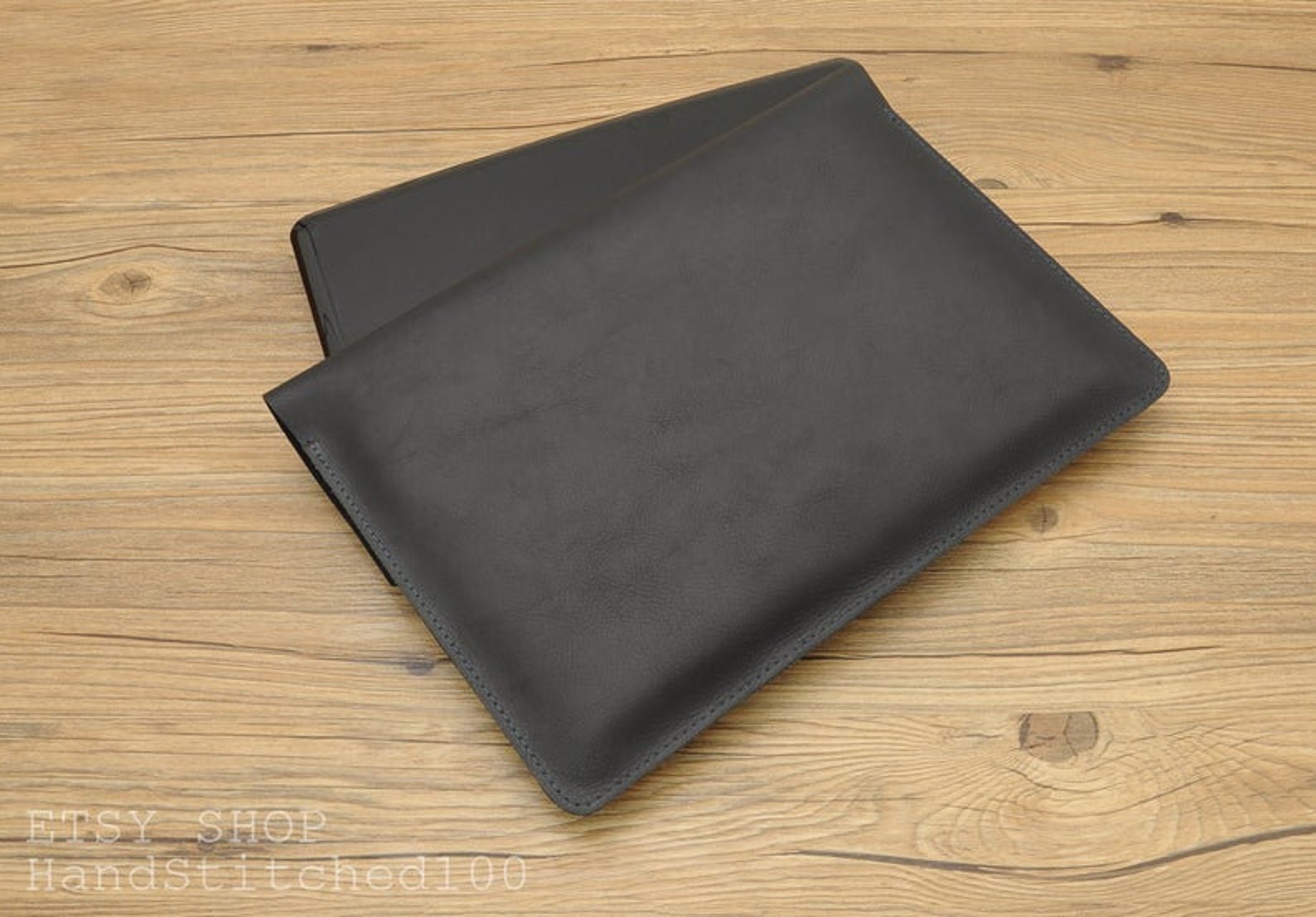 Black Leather Laptop Sleeve Laptop Cover for 13 and - Etsy