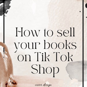 How to Set up Tik Tok Shop to Sell Books - Etsy