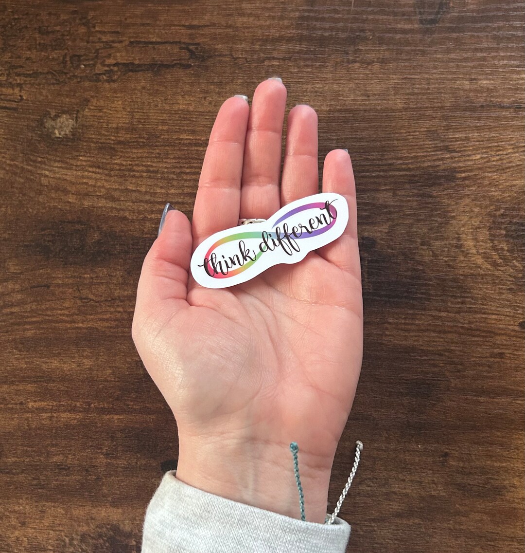 Think Different Sticker Neurodivergent Sticker ADHD Sticker Autism ...