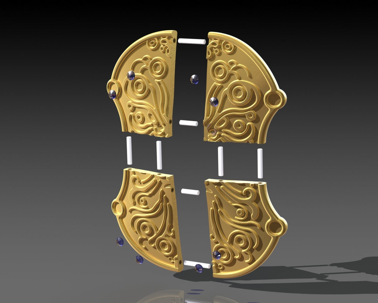 Aegis Shield 3D Model Final Fantasy XI STL 3MF - Etsy