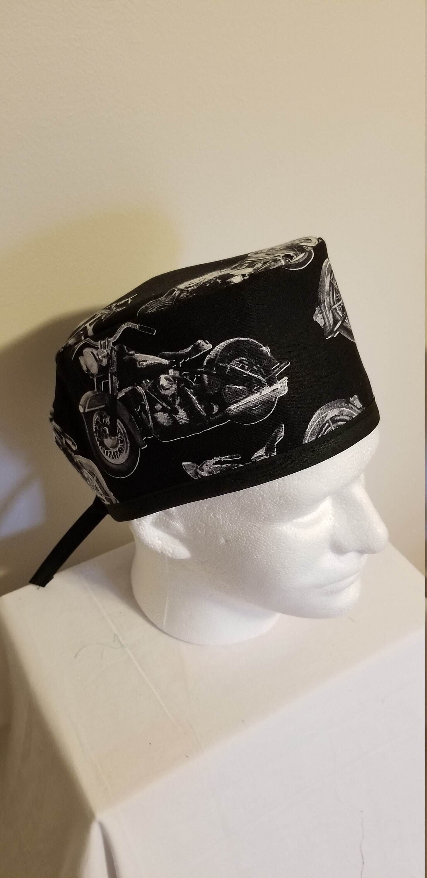 Reversible Motorcycle Scrub Cap | Etsy