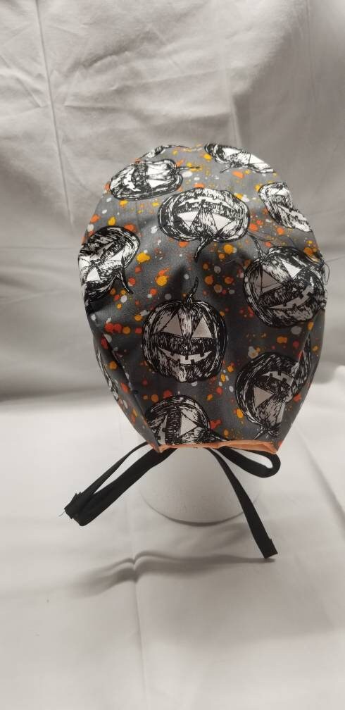 Reversible Pumpkins Scrub Cap - Etsy