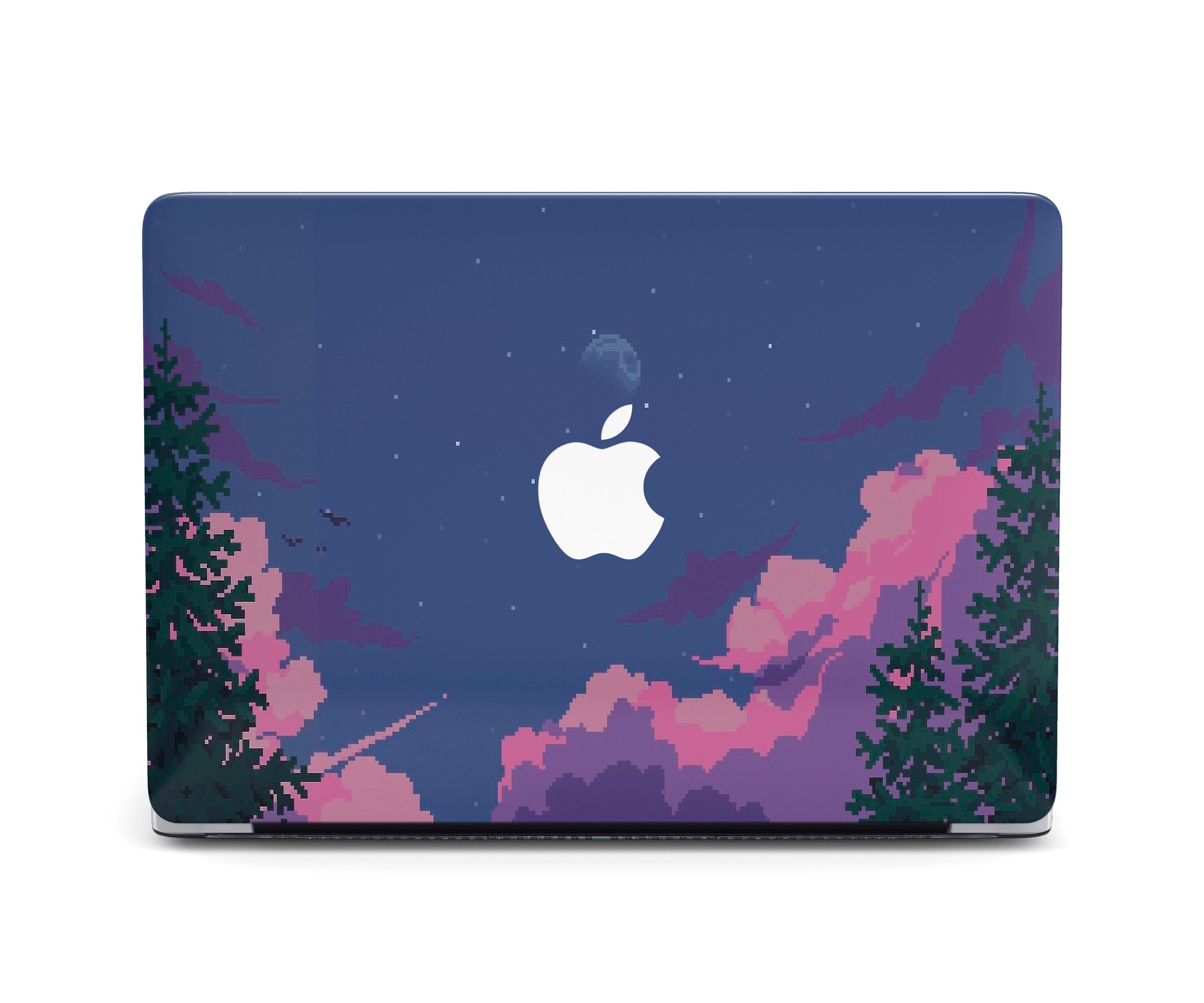 Moonlight Pink Cloudy Night Forest MacBook Case Mac Pro 13 M1 | Etsy