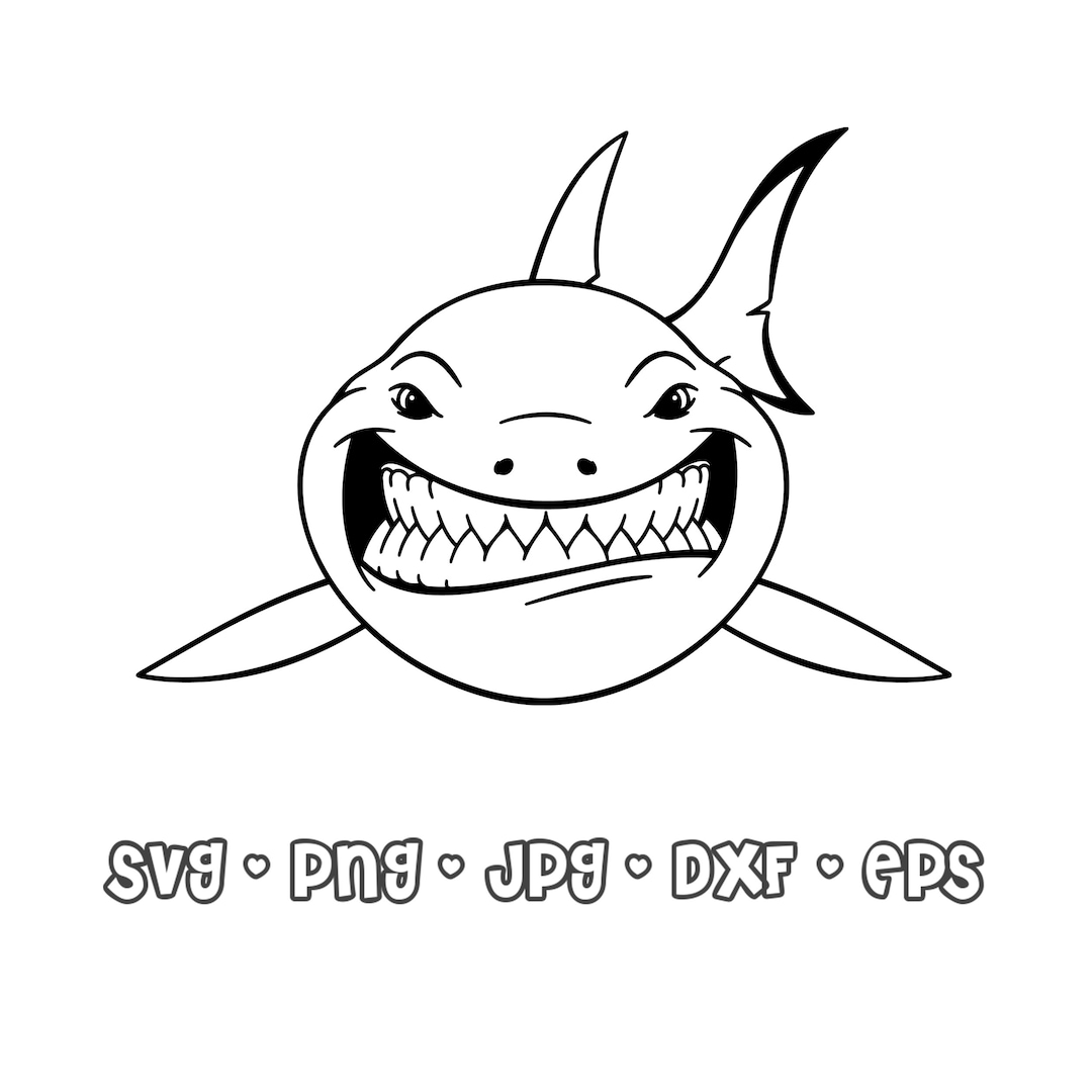 Shark Cartoon Drawing