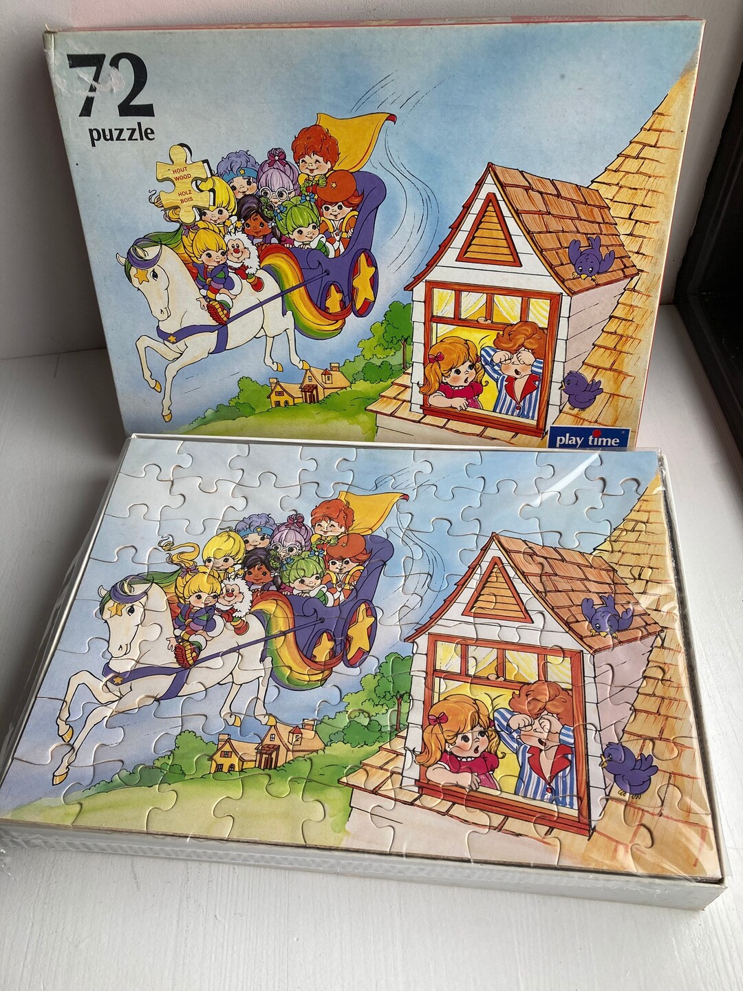 Wooden Rainbow Brite Puzzle 80’s Hallmark - Etsy