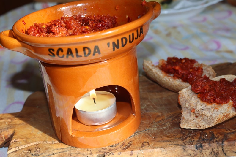 Terracotta Nduja Warmer Handcrafted High Quality From Calabria - Etsy