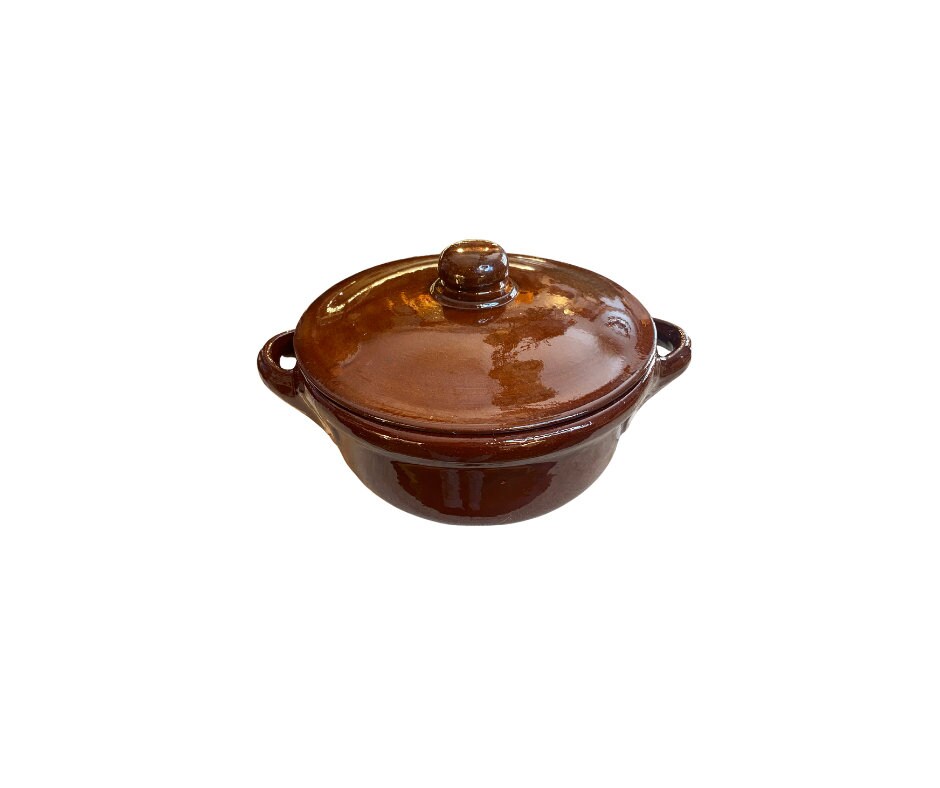 Italian Terracotta Pot Pan With Lid Handmade - Etsy