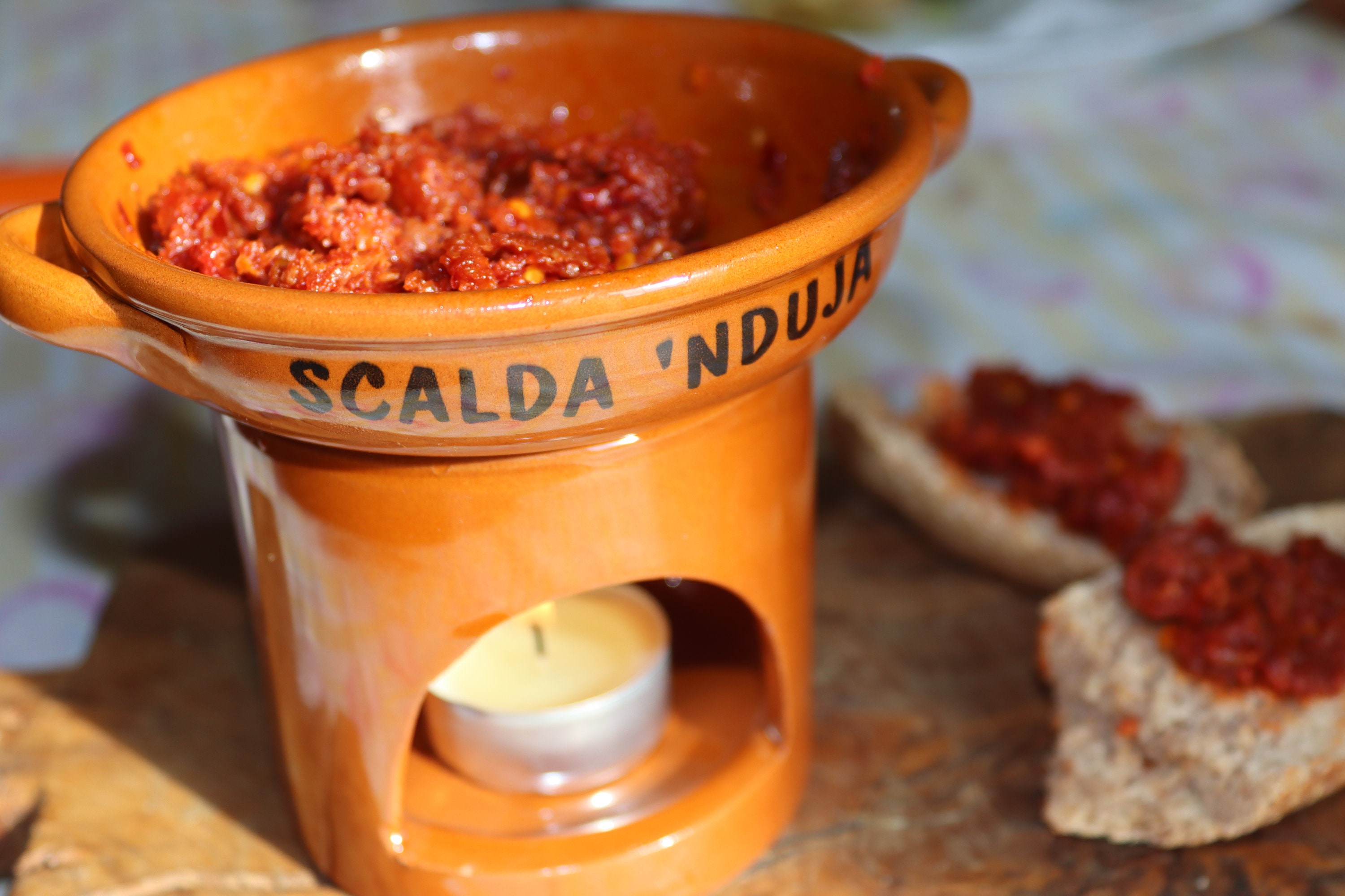 Terracotta Nduja Warmer Handcrafted High Quality From Calabria - Etsy