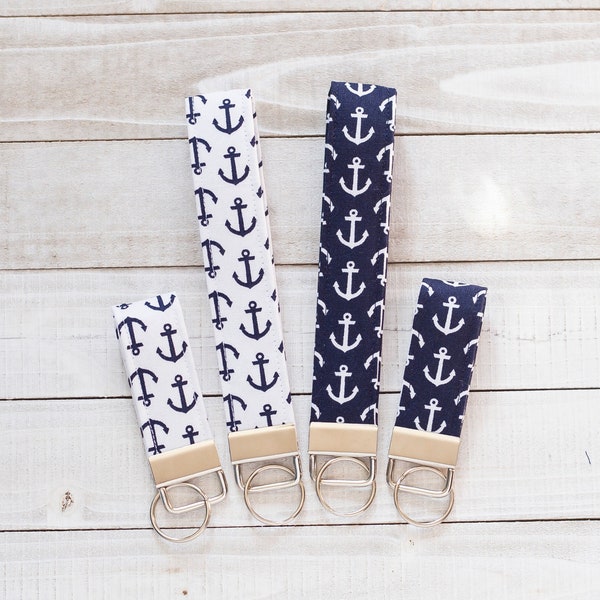 Anchor Keychain - Etsy