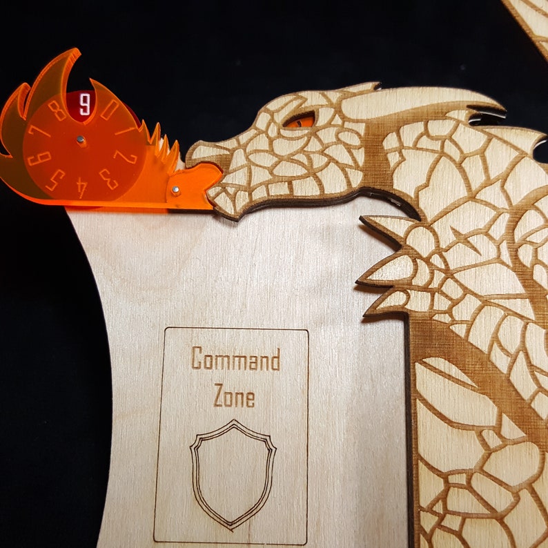 Dragon Command Zone Tray for Magic the Gathering Edh/commander | Etsy Dragon Command Zone Tray for Magic the Gathering Edh/commander | Etsy