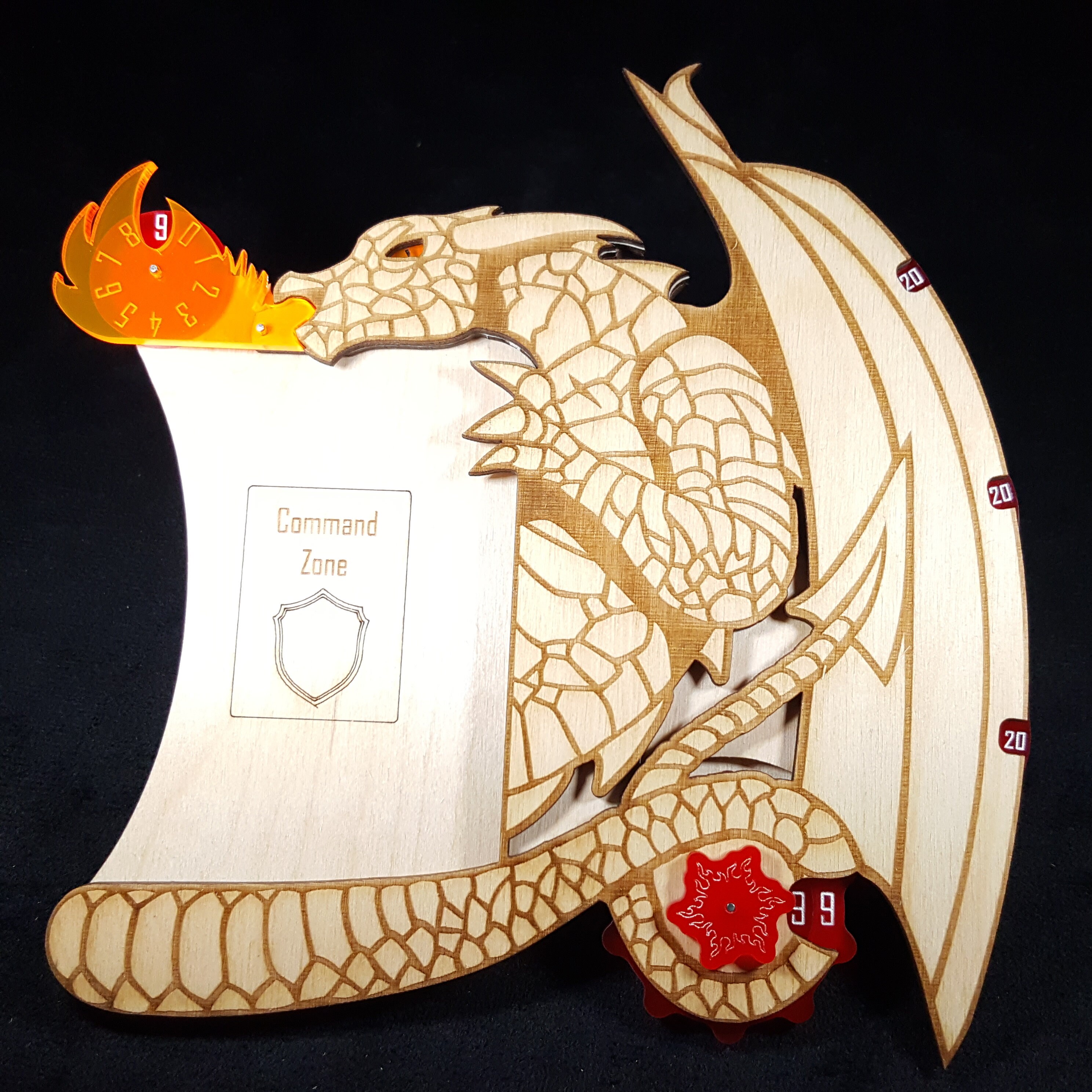 Dragon Command Zone Tray for Magic the Gathering Edh/commander - Etsy