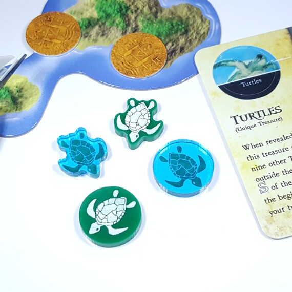 10x Turtle Tokens for Pirates CSG and Other Games - Etsy