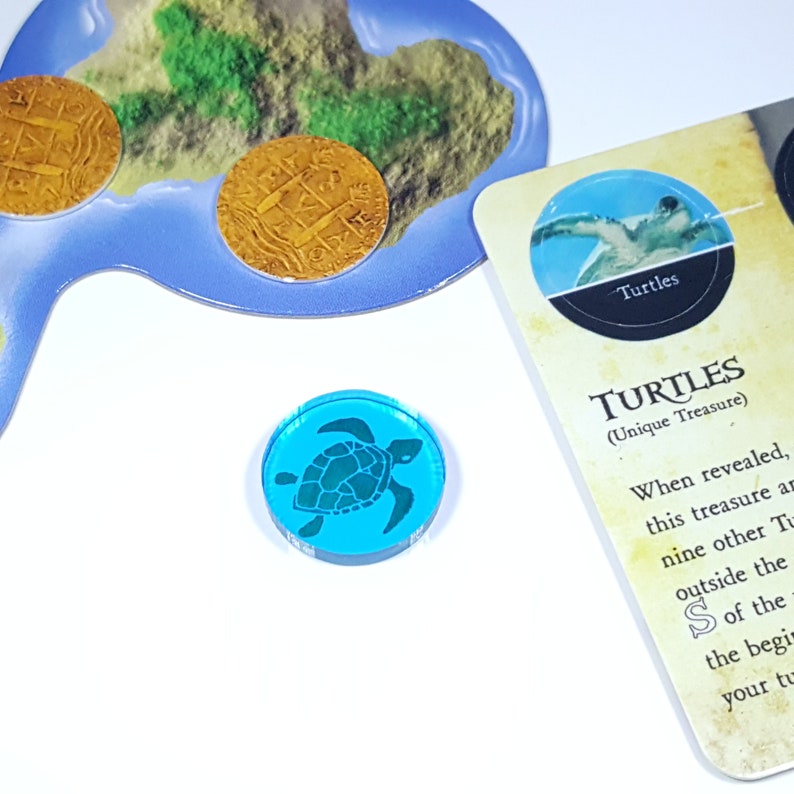 10x Turtle Tokens for Pirates CSG and Other Games - Etsy