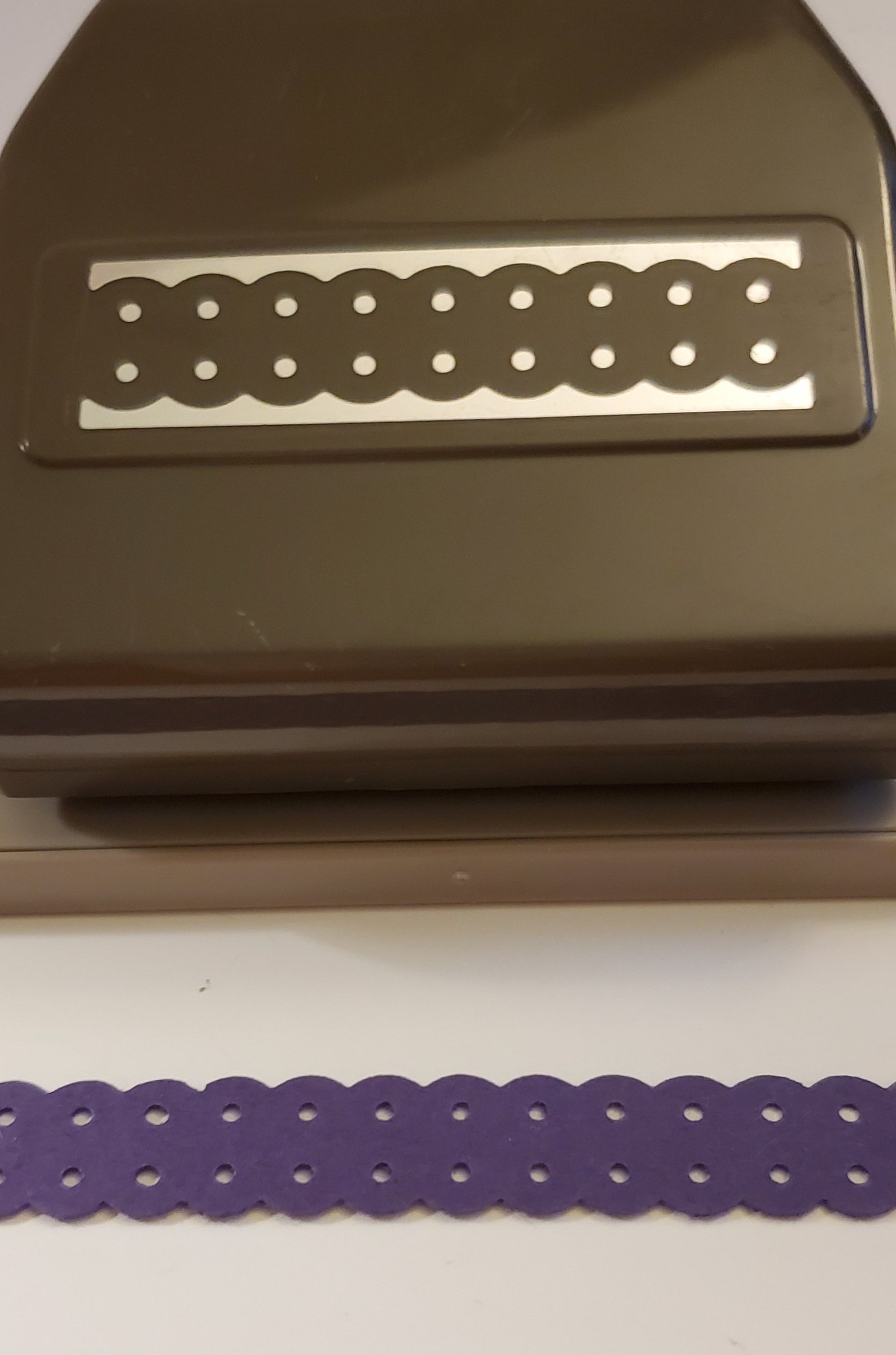 Stampin Up Dotted Scallop Ribbon Punch Retired And Used Etsy