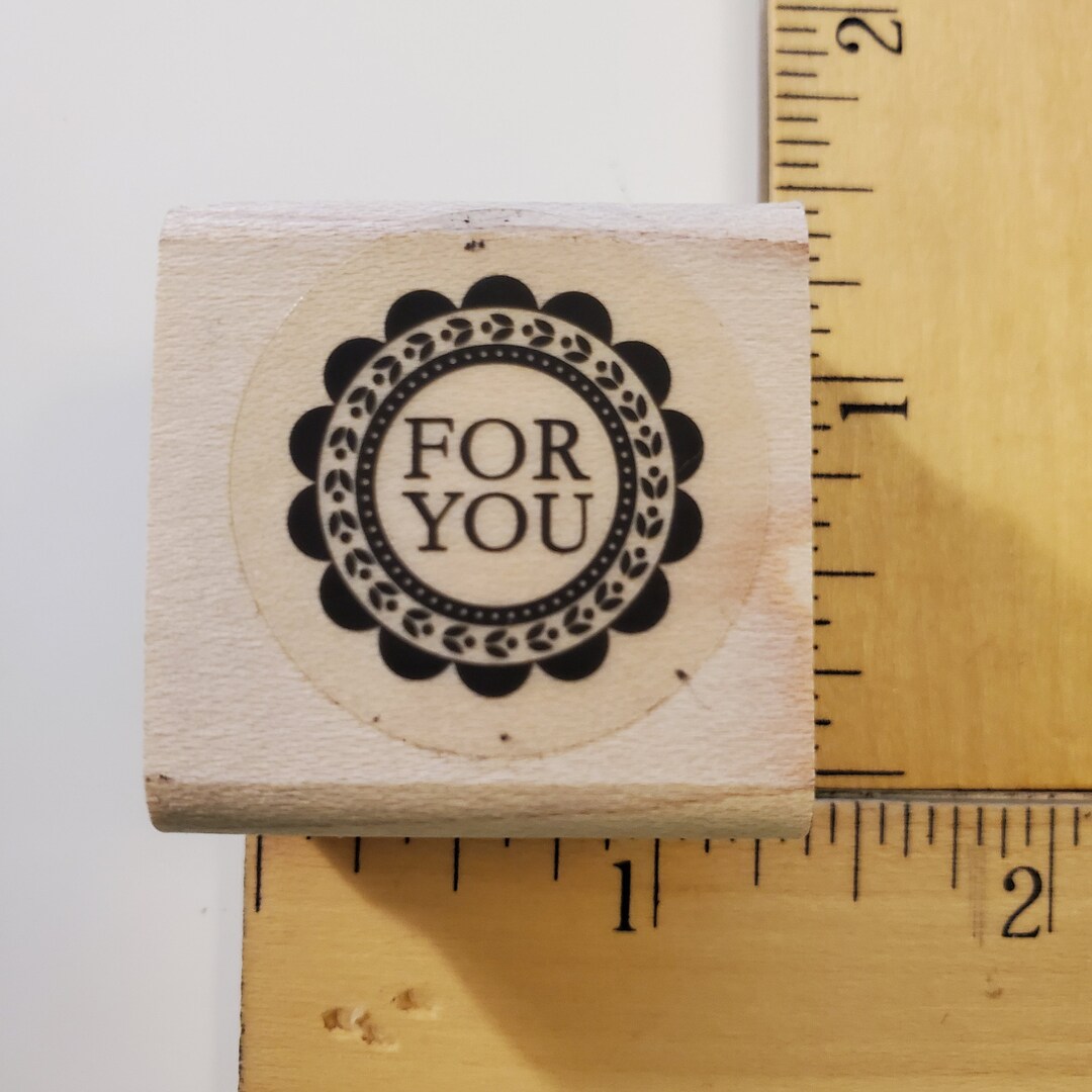 Stampin up for You From A Round Array Rubber Stampwooden - Etsy
