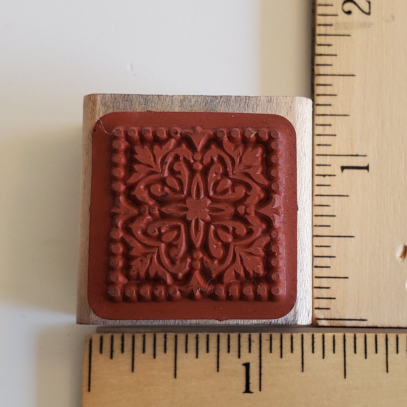 Stampin up Symmetrical Pattern Flower Stamp| Rubber Stamp|wooden Stamp ...