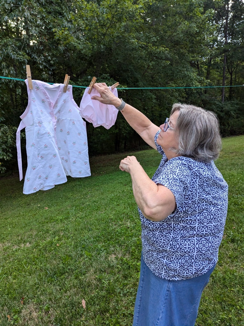 Vintage Inspired Button up Cotton Baby Dress - Etsy
