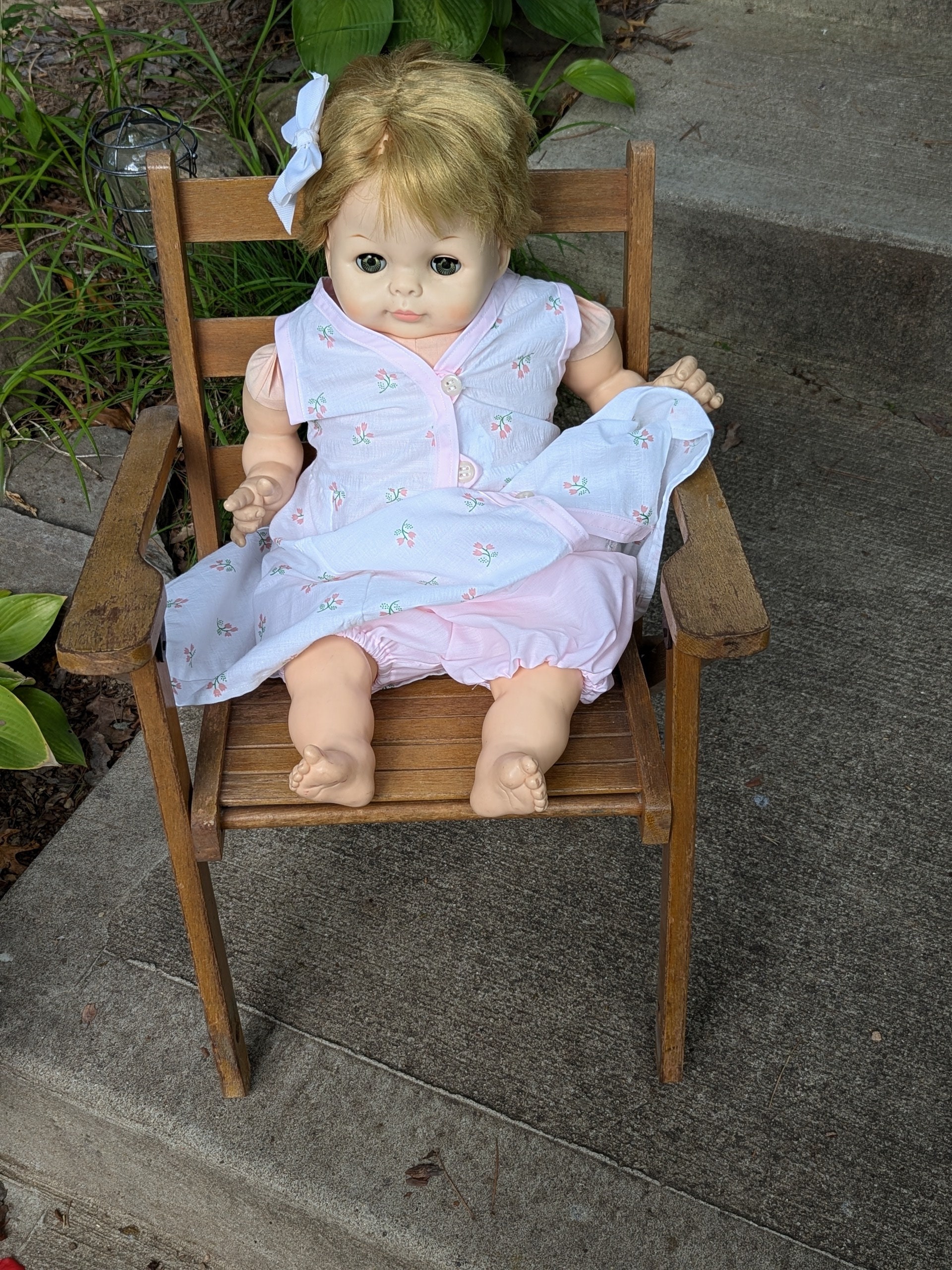 Vintage Inspired Button up Cotton Baby Dress - Etsy